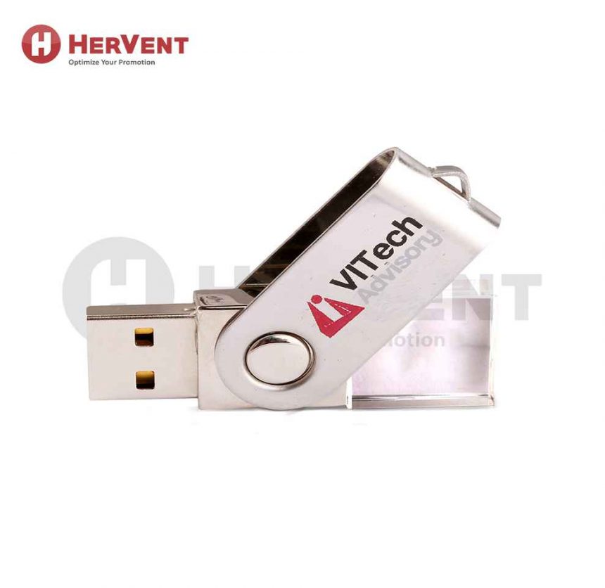 Flashdisk Kristal Swivel LED